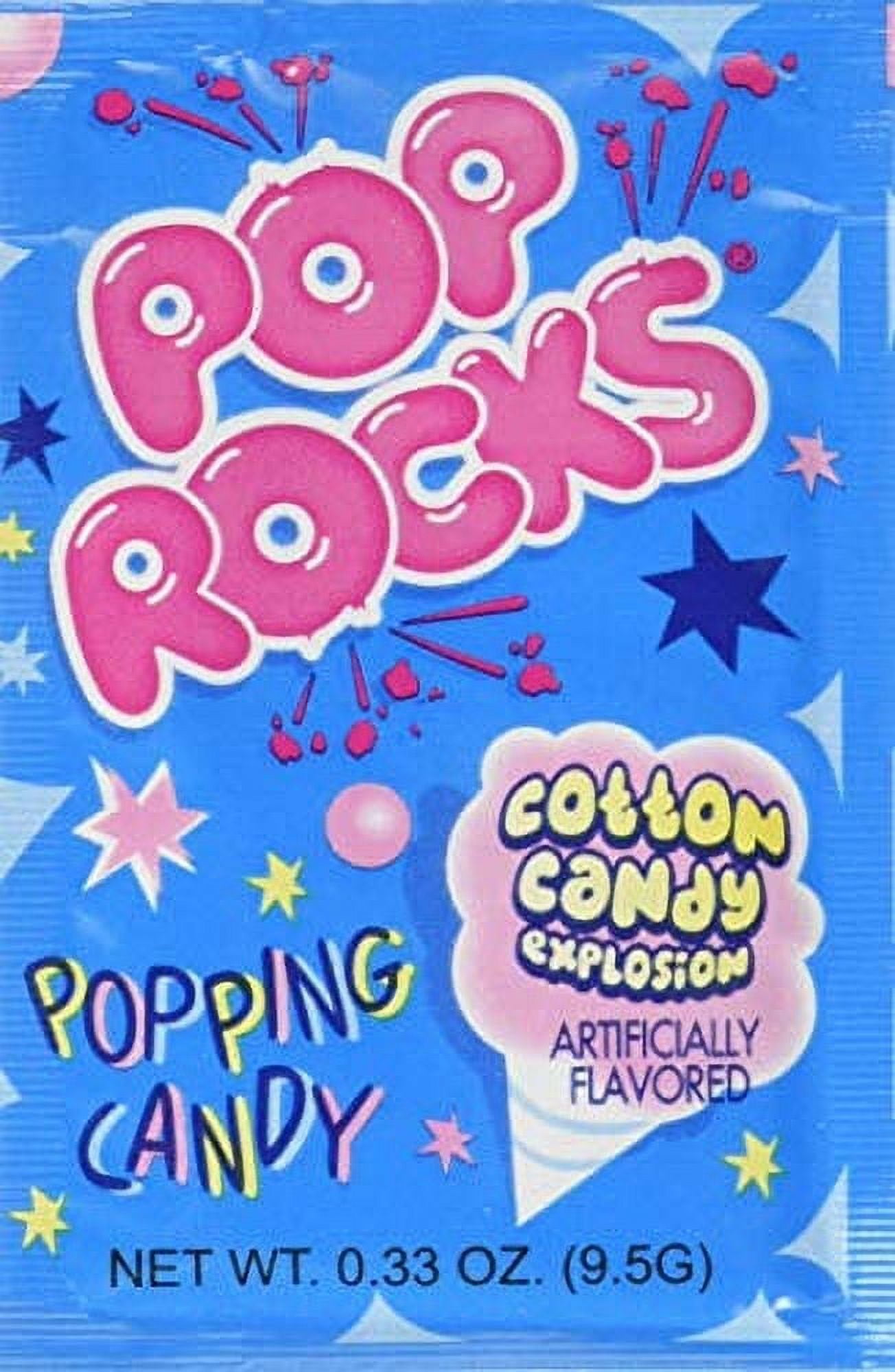 Pop Rocks Cotton Candy Explosion Popping Candy - .33-oz. Package ...