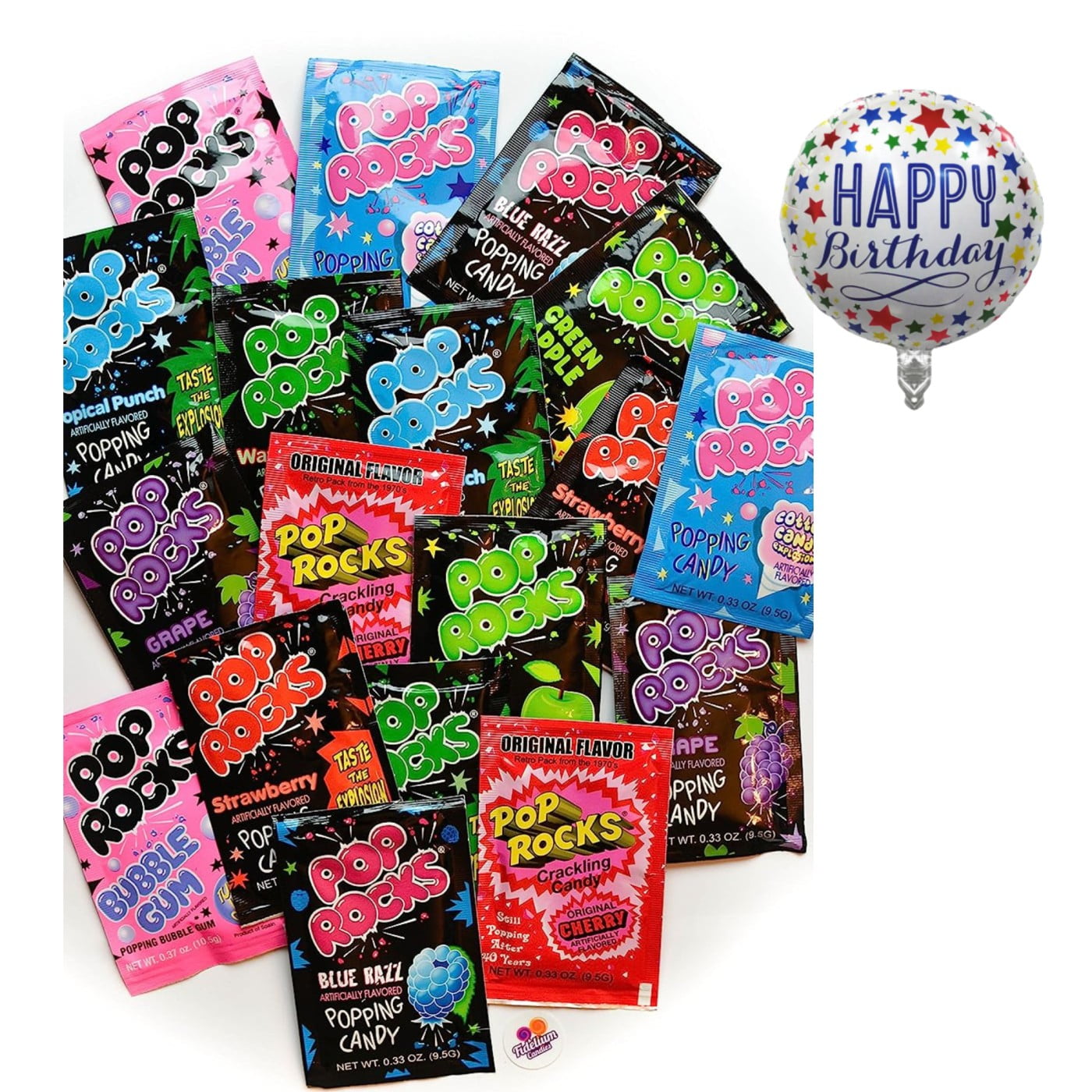 Pop Rocks Crackling Candy Variety Pack of 36– Classic Popping Candy ...