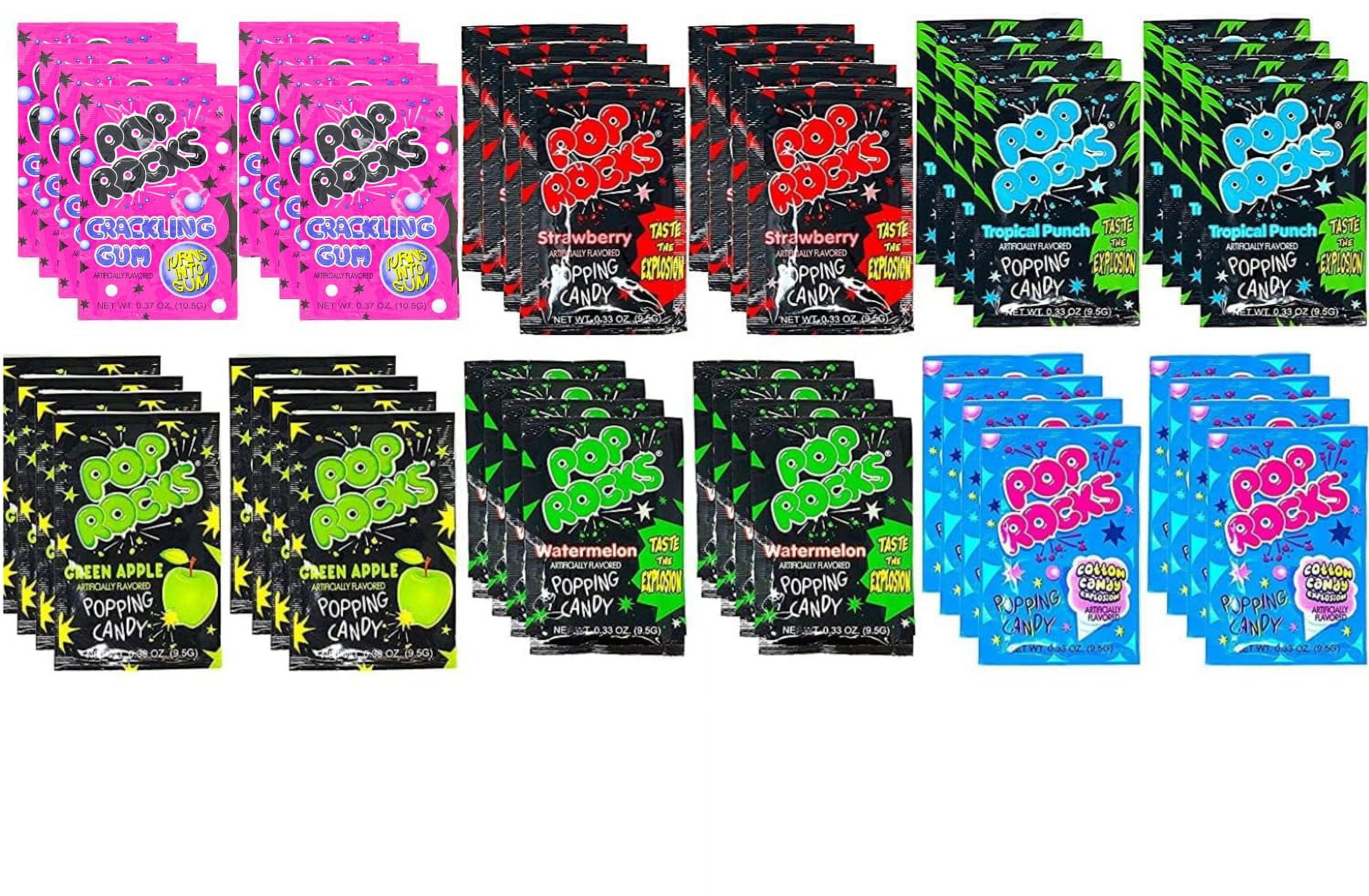 Pop Rocks Crackling Candy Variety Pack of 48 – Classic Popping Candy ...