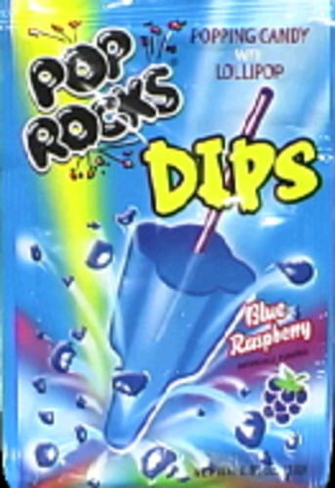 Pop Rocks Dips Blue Raspberry; 0.63 Oz. Pouch - Walmart.com