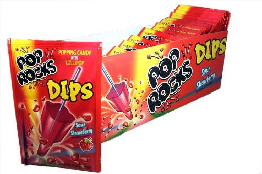 Pop Rocks Dips - Sour Strawberry 18ct. - Walmart.com
