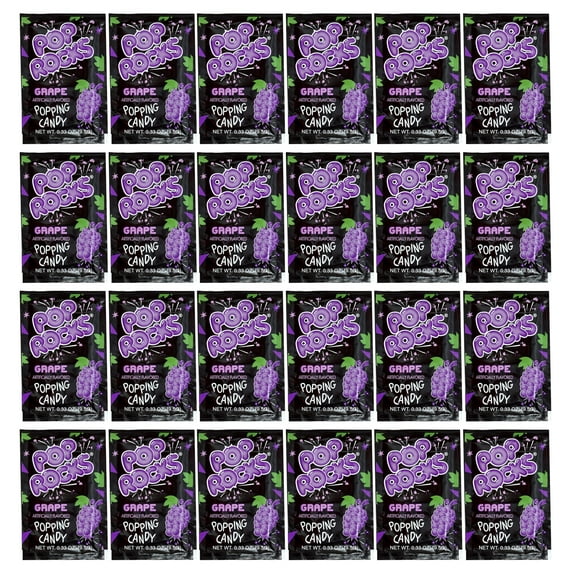 The Hampton Popcorn & Candy Company, Pop Rocks Grape, 24 Pack, Popping ...
