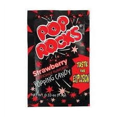 Pop Rocks Strawberry Popping Candy .33 oz (Pack of 24) - Walmart.com