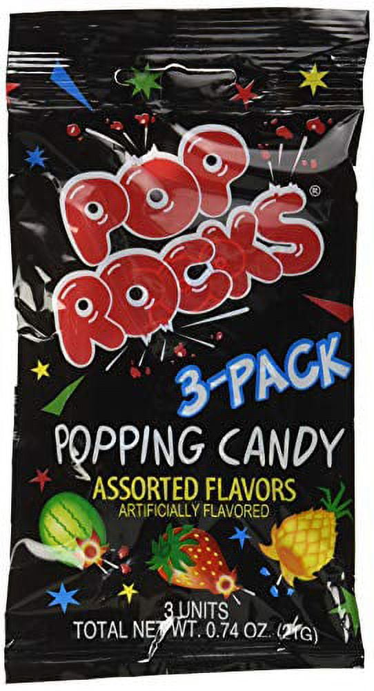 Pop Rocks Variety Pack! 18 Packets Total (6 of Each - Watermelon ...