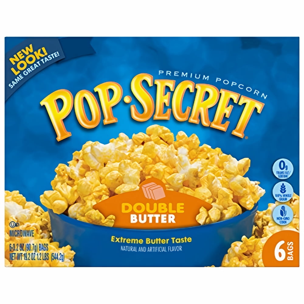 Pop Secret Double Butter Microwave Popcorn (Pack of 3) - Walmart.com