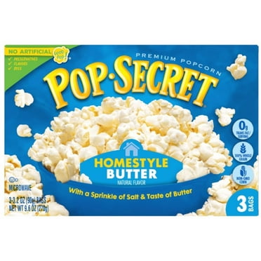 Pop Secret Microwave Popcorn Homestyle (Pack of 4) - Walmart.com