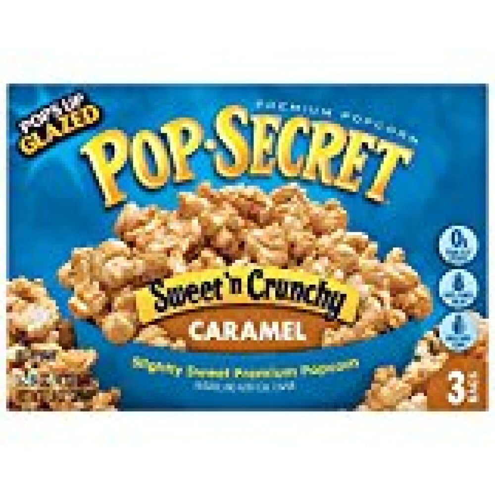 Pop Secret Sweet 'n Crunchy Caramel Popcorn, Pack of 20, Delicious ...