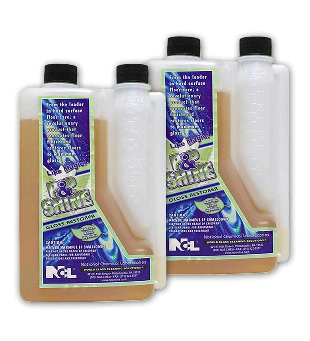 Pop & Shine Mop-On Highly Concentrated Gloss Restorer 1 Liter Pack of 2 ...