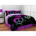 Pop Shop Peace Paint Comforter Bedding Set - Walmart.com