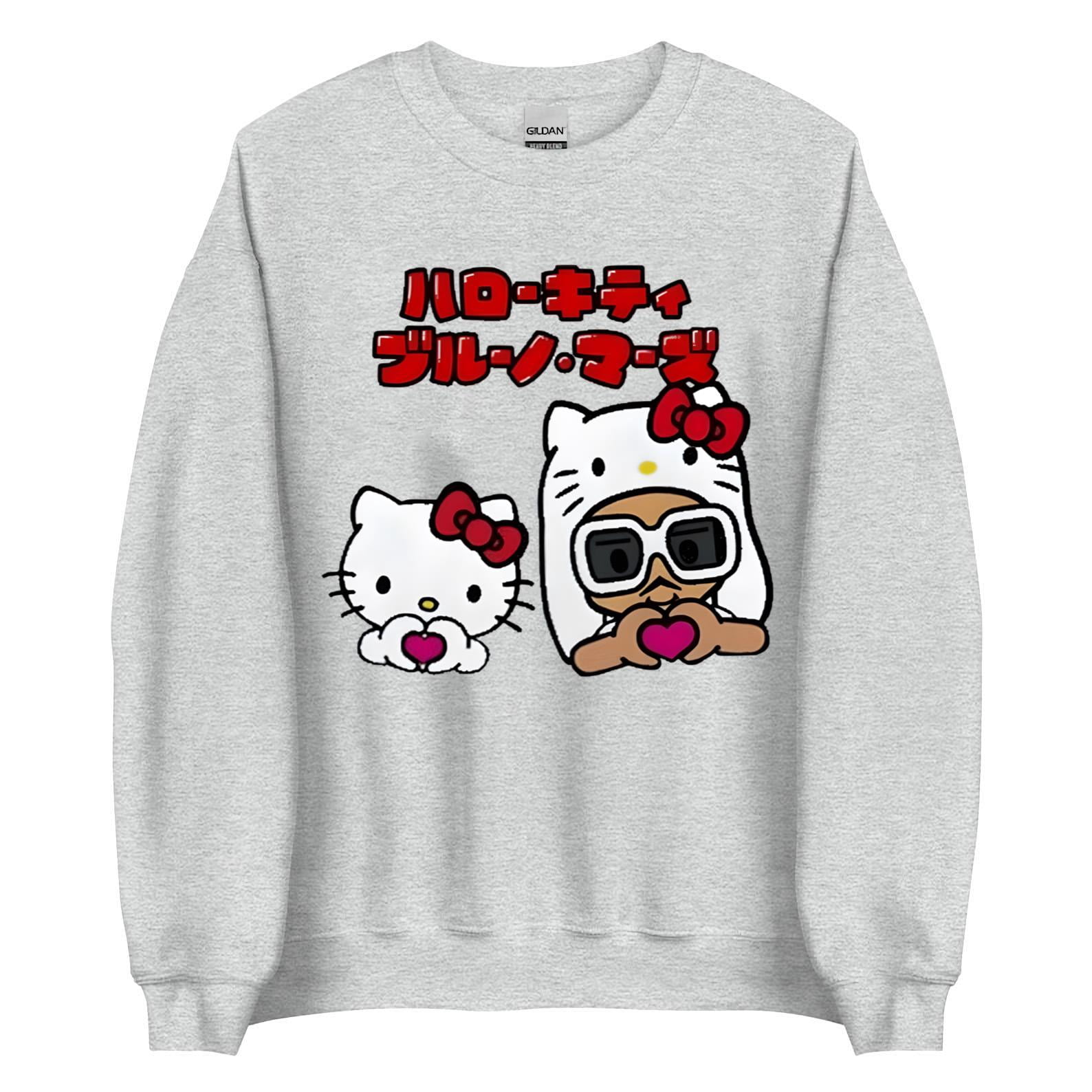 Pop Singer & Cute Cat Cartoon Crossover Shirt. - Walmart.com