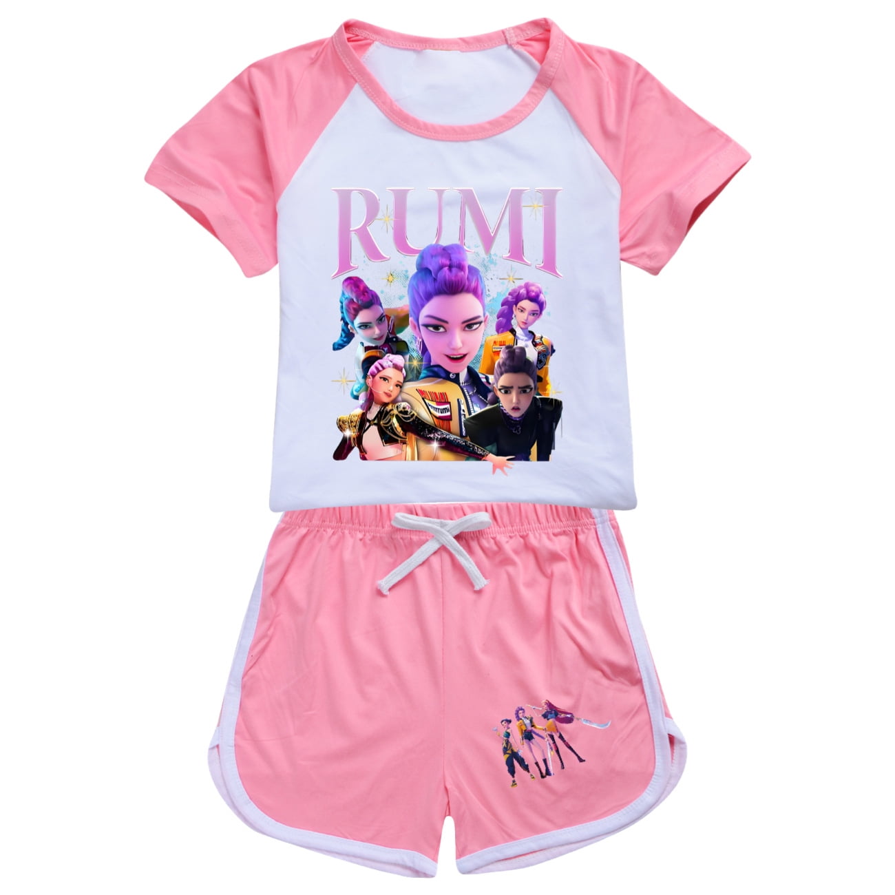 Pop Singer Rumi Mira Zoey Sport Suits Cosplay Costume Party Fancy Dress ...