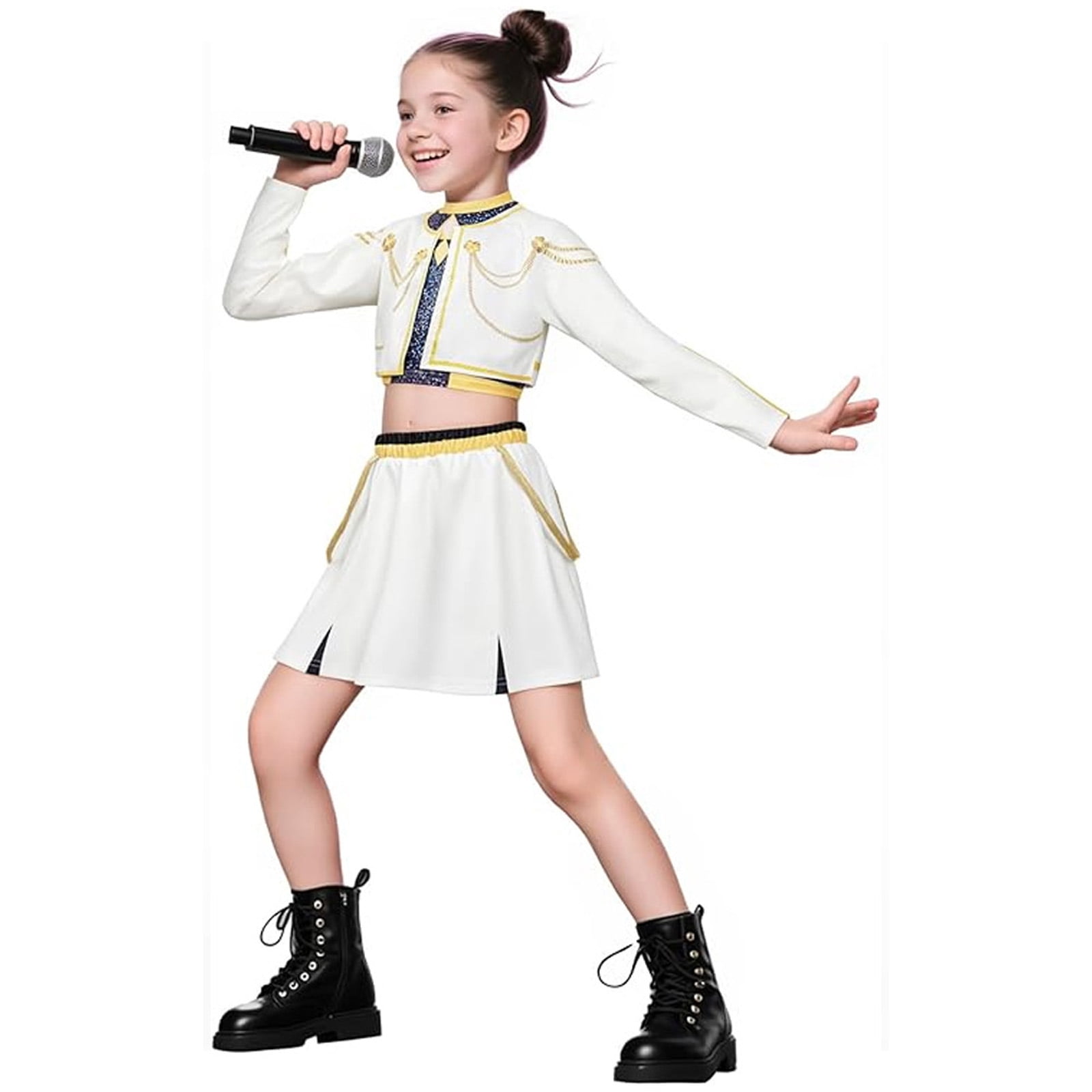 Pop Singers Demon Hunters Ćostume, Halloween Matching Outfits Kids, Pop ...