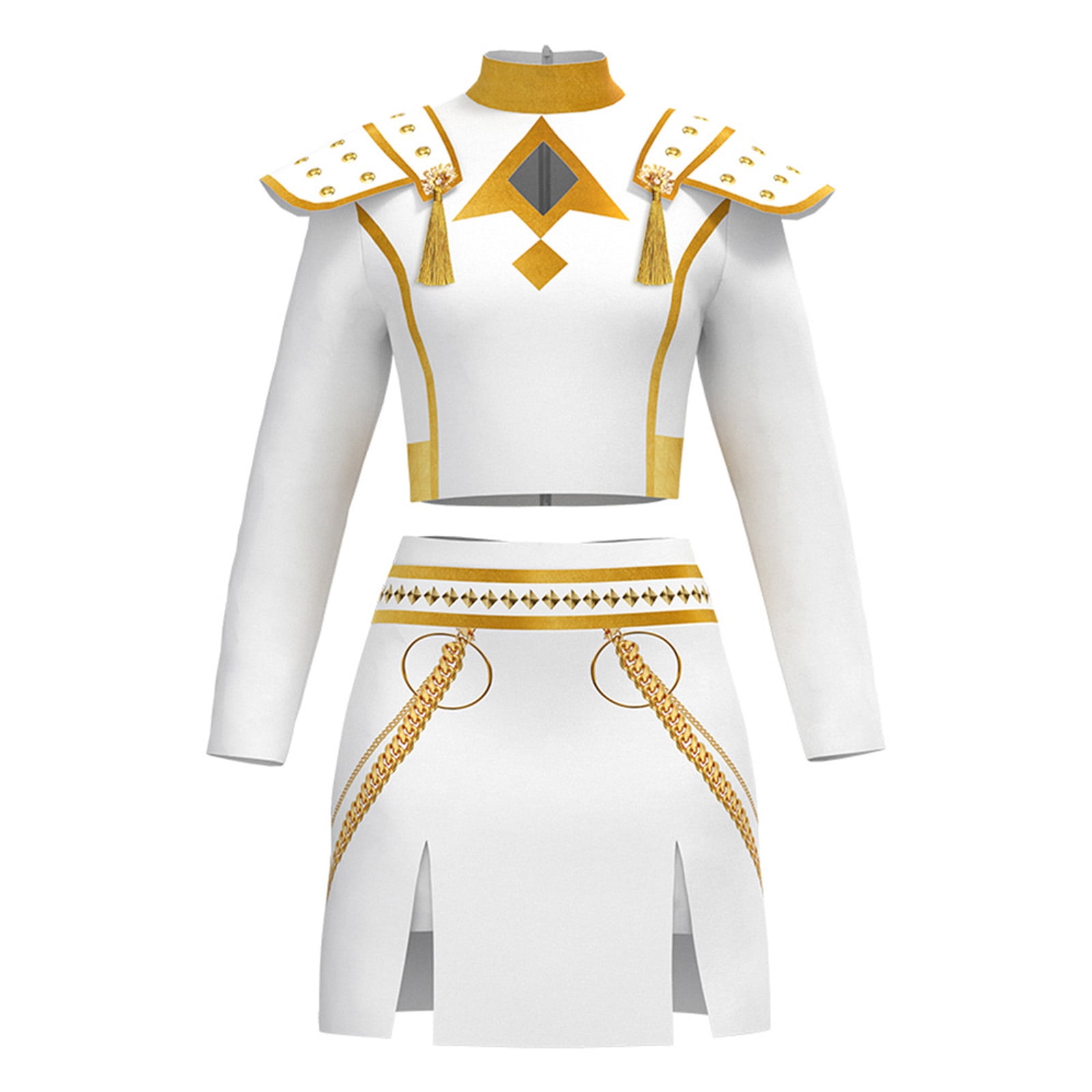 Pop Singers Stars Dancing White Dress Cosplay Ru-mi Costumes, Halloween ...