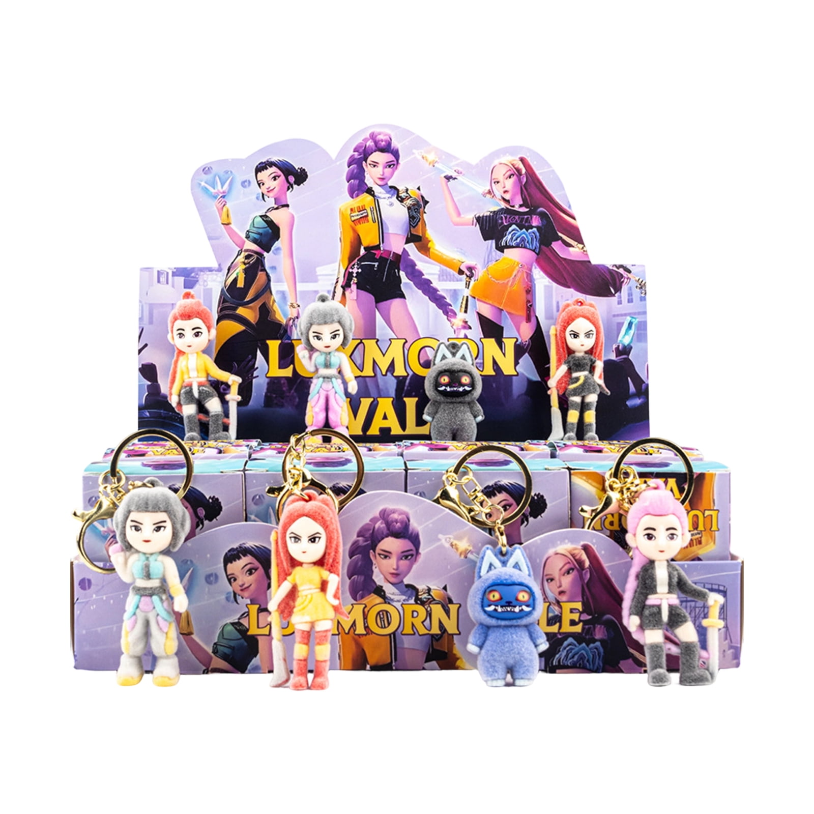 Pop Singers Stars Ru-mi Doll Action Figure 12Pcs Advent Calender, Mi-ra ...