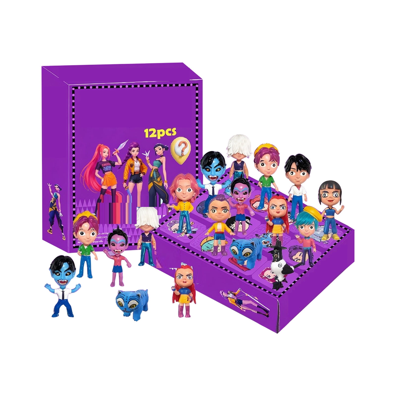 Pop Singers Stars Ru-mi Dolls Action Figure 12Pcs Advent Calender, Sa ...