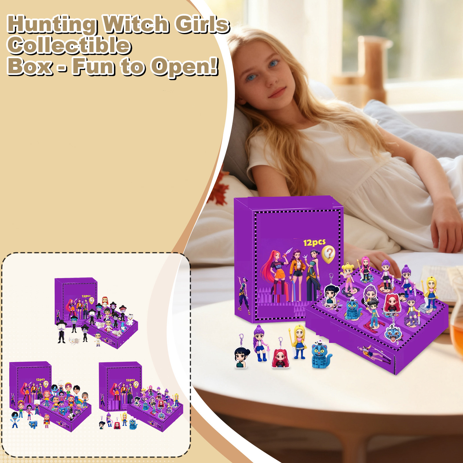 Pop Singers Stars Ru-mi Dolls Action Figure 12Pcs Advent Calender, Sa ...