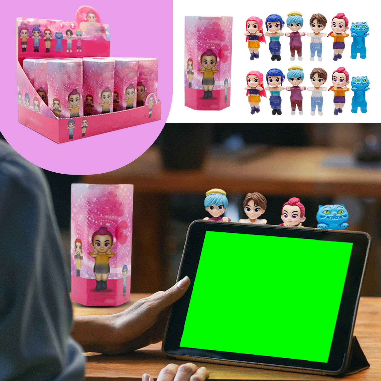 Pop Singers Stars Ru-mi Dolls Action Figure 12Pcs Model Advent Calender ...