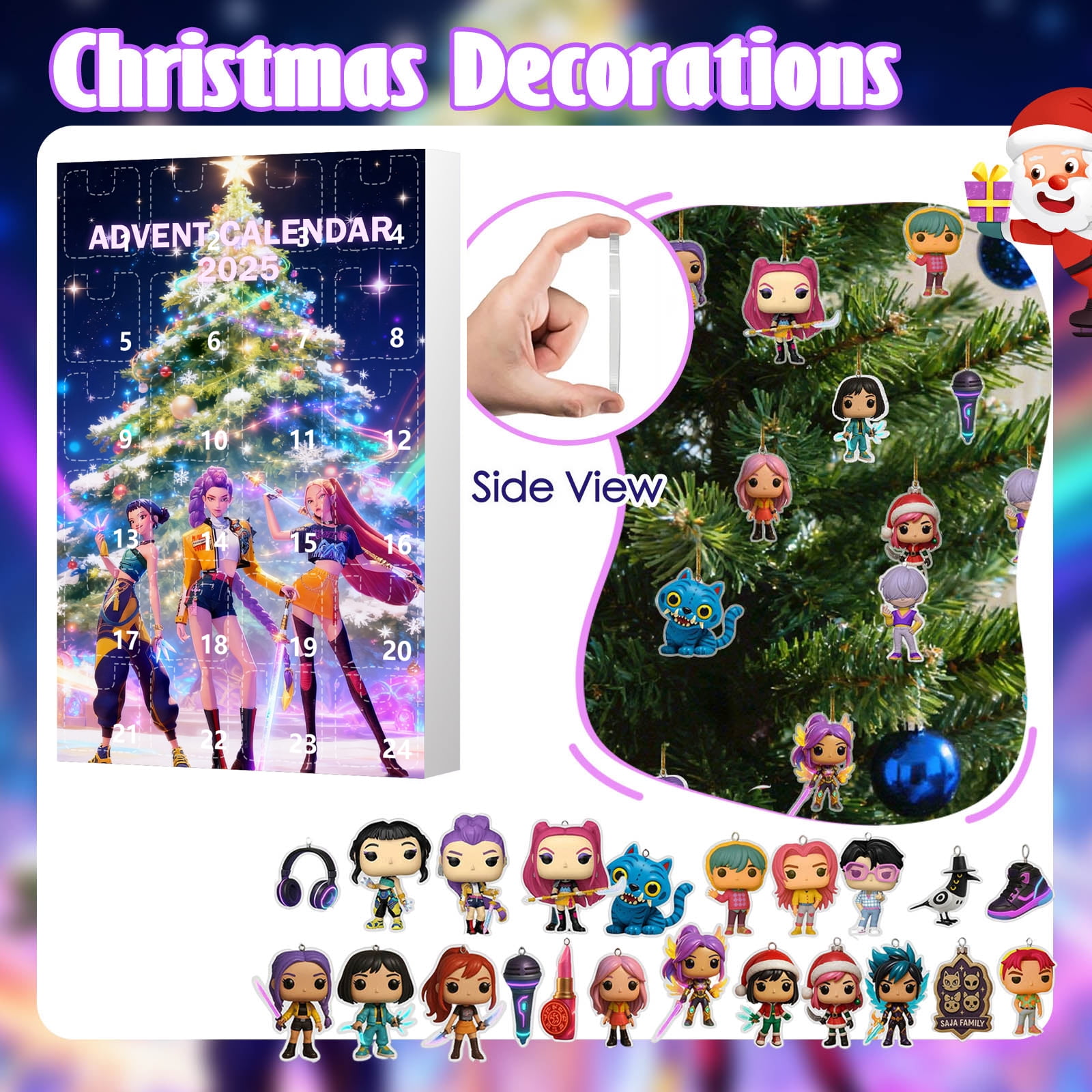 Pop Singers Stars Ru-mi Figures 24Pcs Keychains Advent Calender, Sa-ja ...