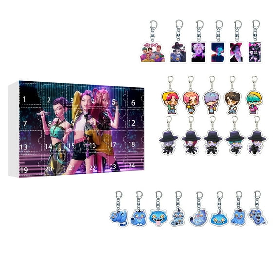Pop Singers Stars Ru-mi Figures 24Pcs Keychains Advent Calender, Sa-ja ...
