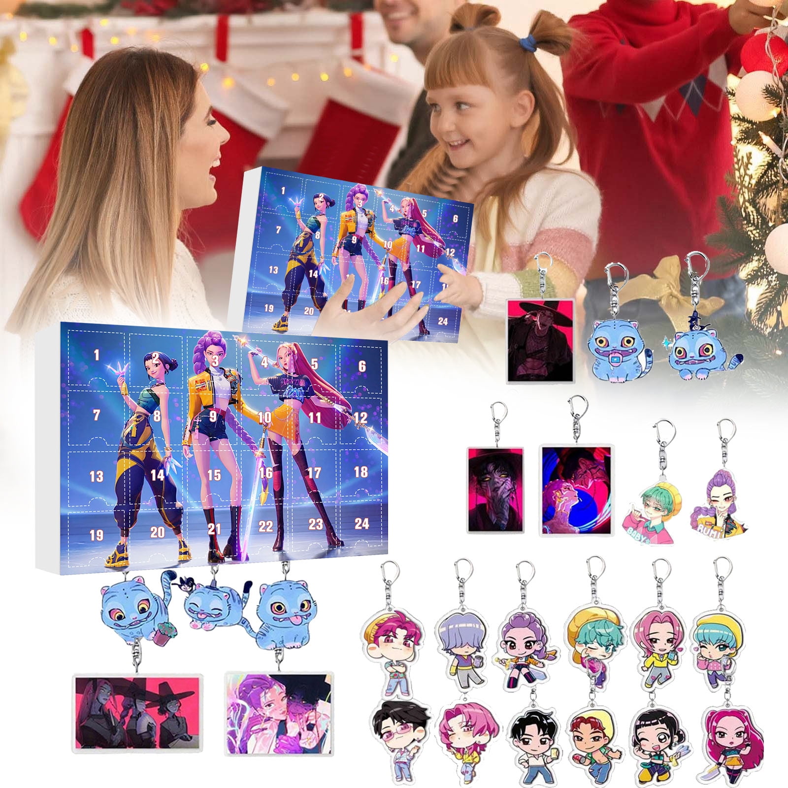 Pop Singers Stars Ru-mi Figures 24Pcs Keychains Advent Calender, Sa-ja ...