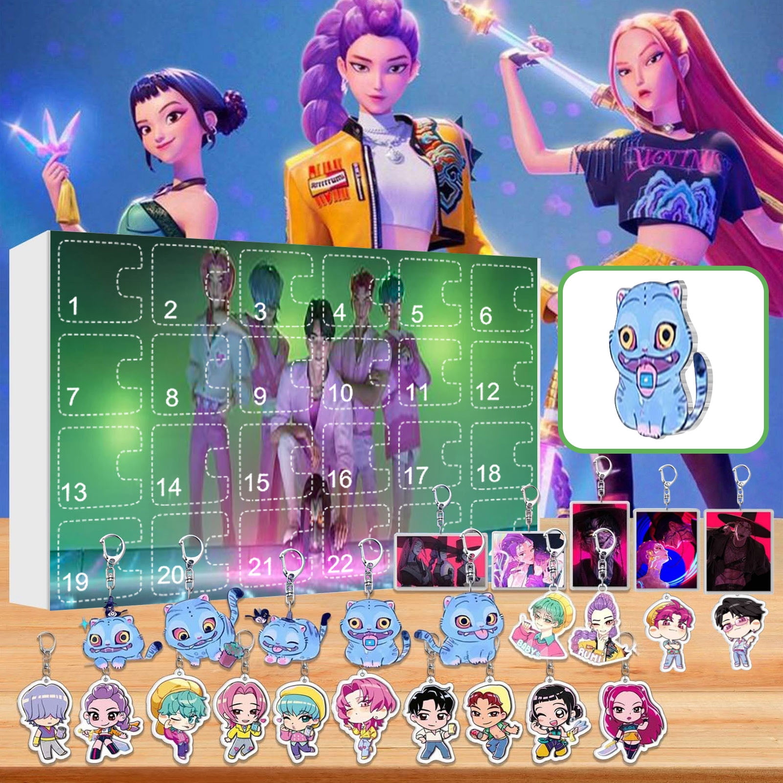Pop Singers Stars Ru-mi Figures 24Pcs Keychains Advent Calender, Sa-ja ...
