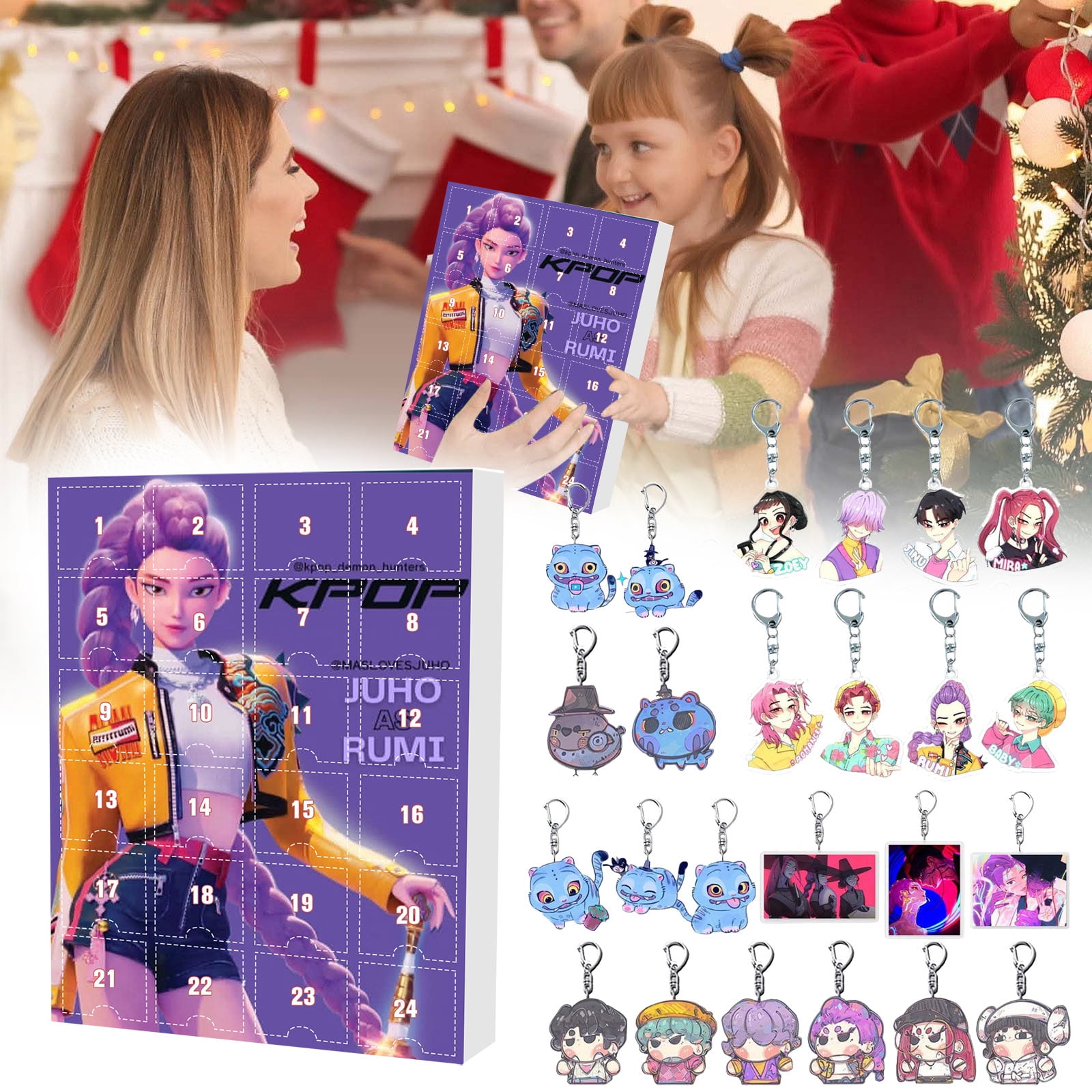 Pop Singers Stars Ru-mi Figures 24Pcs Keychains Advent Calender, Sa-ja ...