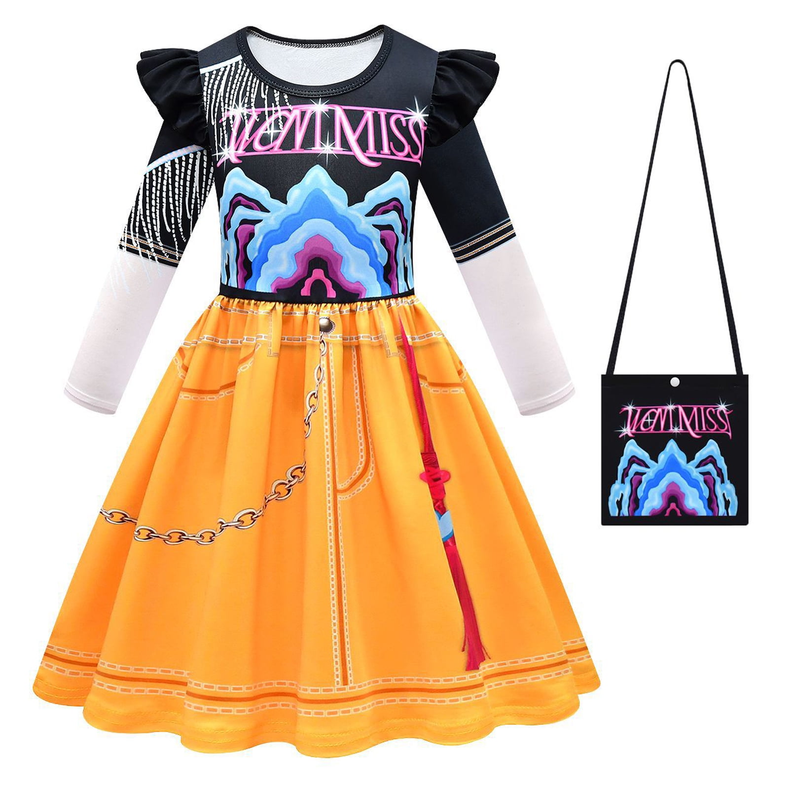 Pop Singers Stars Mi-ra Dancing Dress Cosplay Costumes with Handbag ...