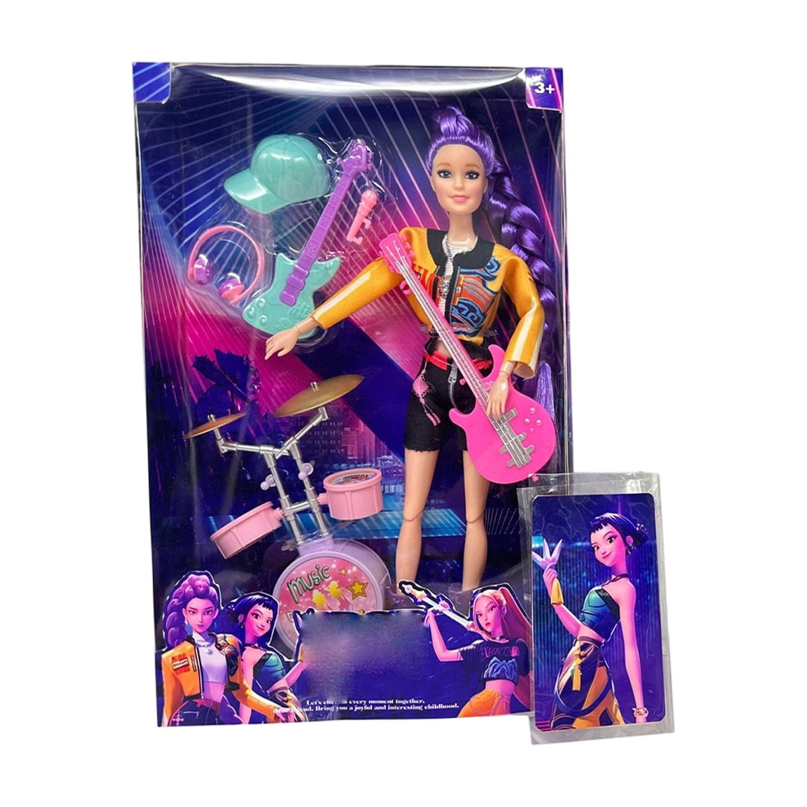 Pop Singers Stars Ru-mi 11.5inch Doll Action Figure with Colorful Light ...