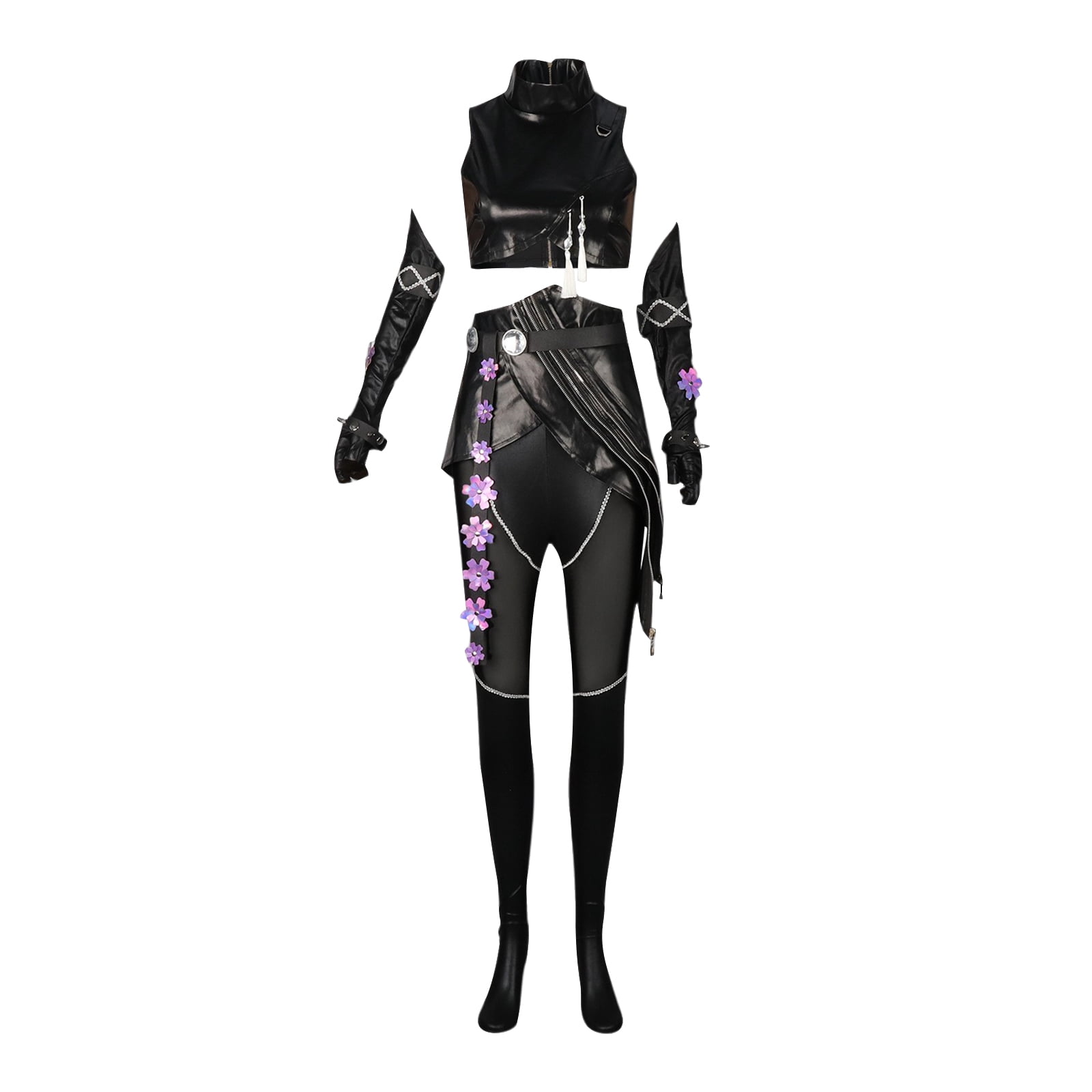 Pop Singers Stars Ru-mi Black Dancing Suit Cosplay Costumes, Halloween ...