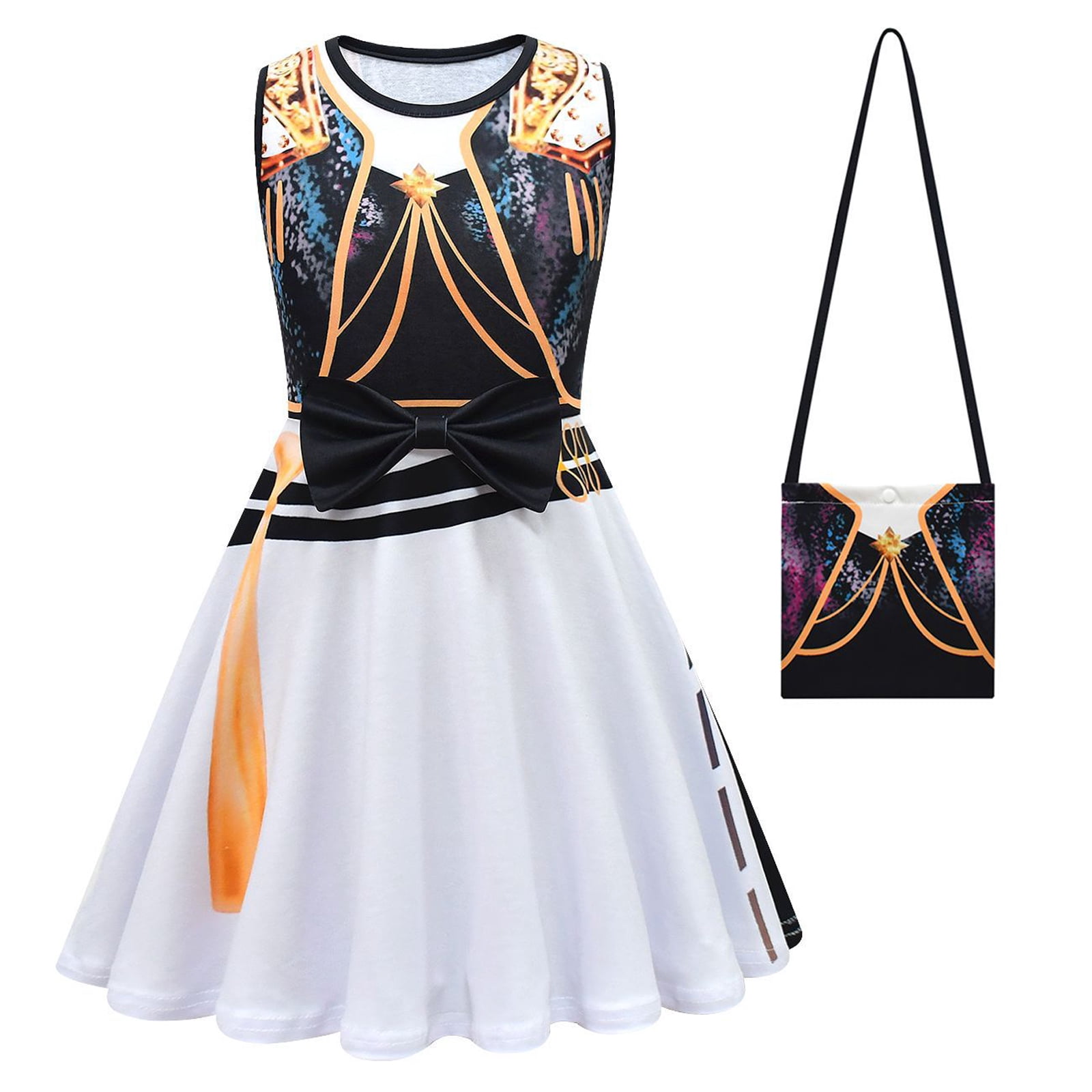 Pop Singers Stars Ru-mi Dancing Sleeveless Dress Cosplay Costumes with ...
