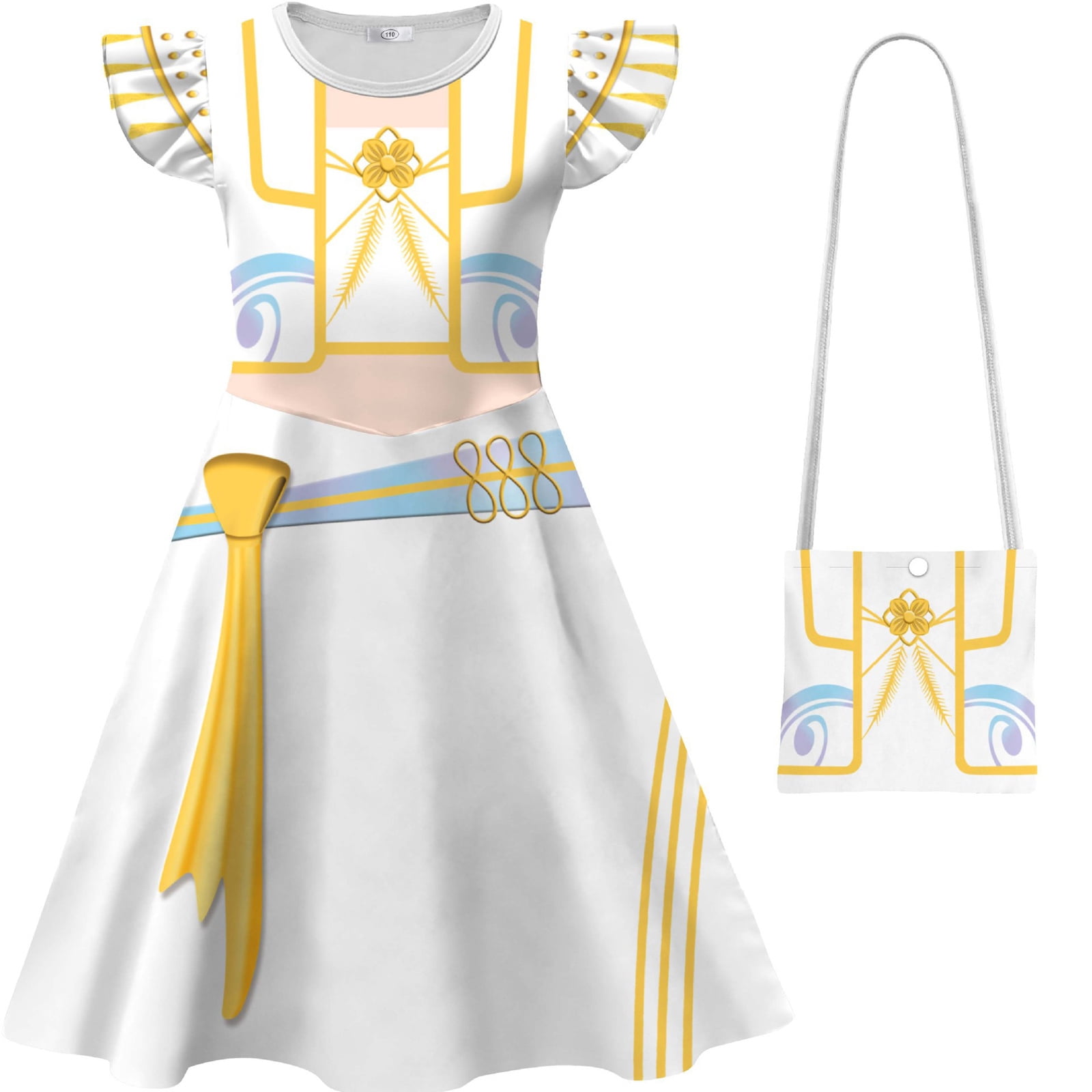Pop Singers Stars Ru-mi Dancing Sleeveless White Dress Cosplay Costumes ...