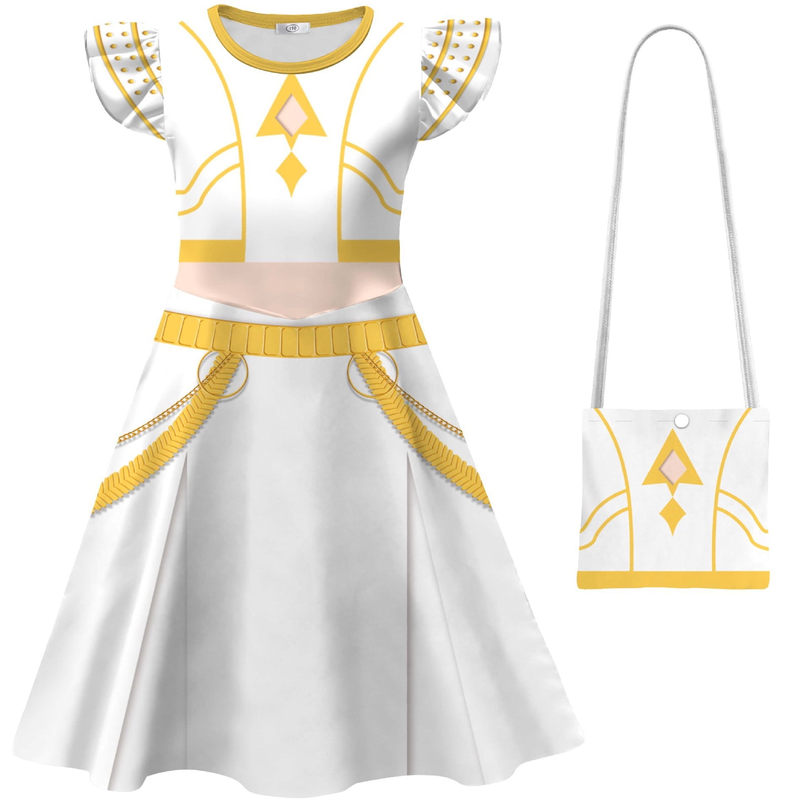 Pop Singers Stars Ru-mi Dancing Sleeveless White Dress Cosplay Costumes ...
