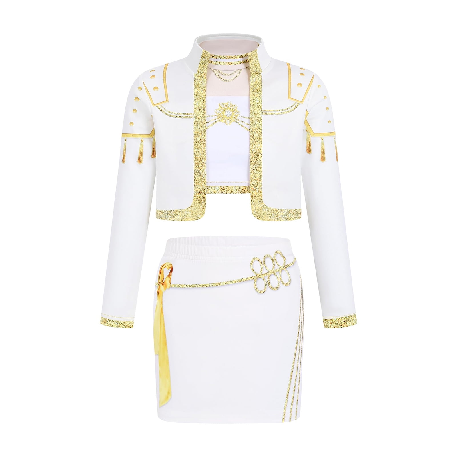 Pop Singers Stars Ru-mi White Dancing Dress Cosplay Costumes, Halloween ...