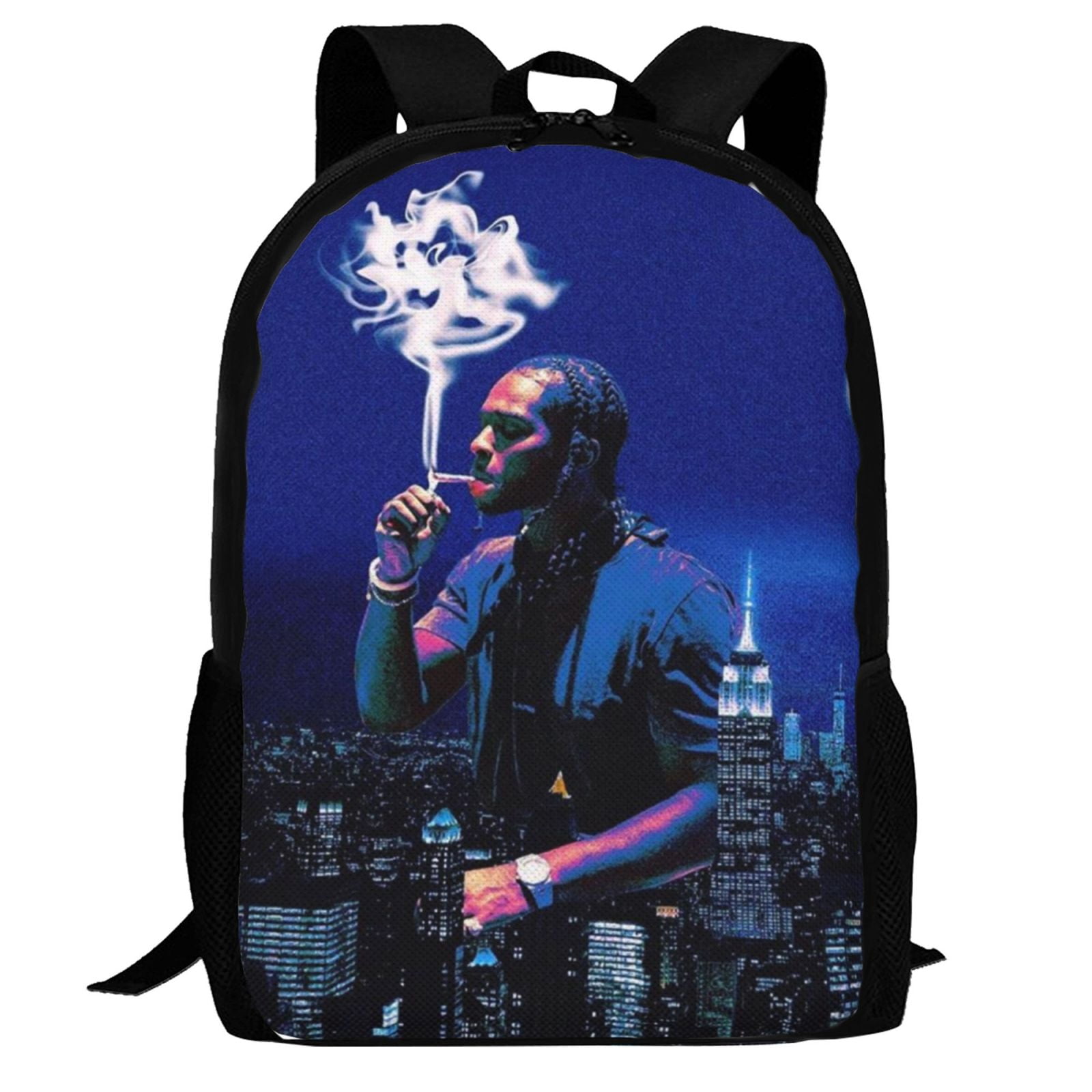 Pop Smoke Backpack,3d Print Laptop Backpack Lightweight Casual Daypack ...