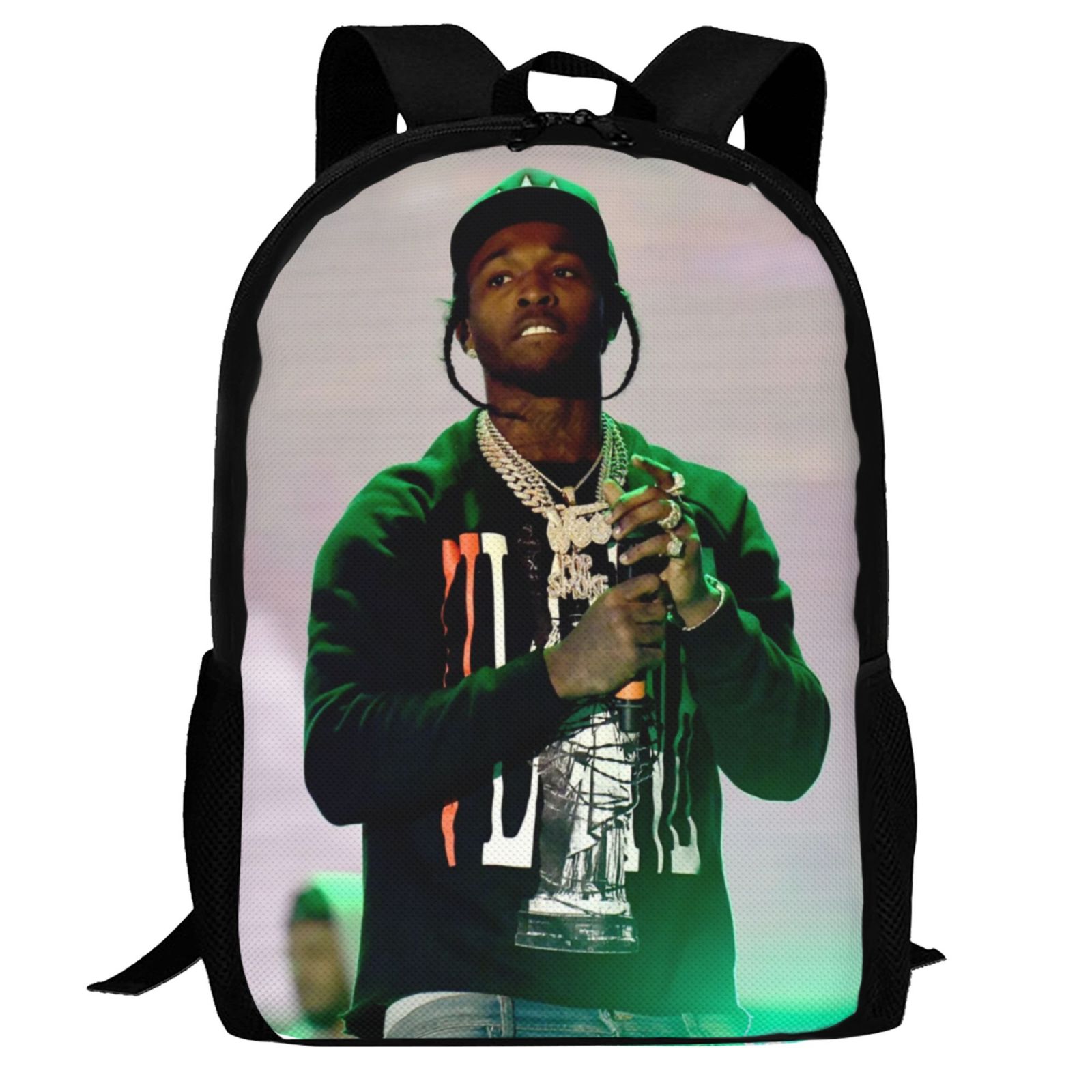 Pop Smoke Backpack,3d Print Laptop Backpack Lightweight Casual Daypack ...