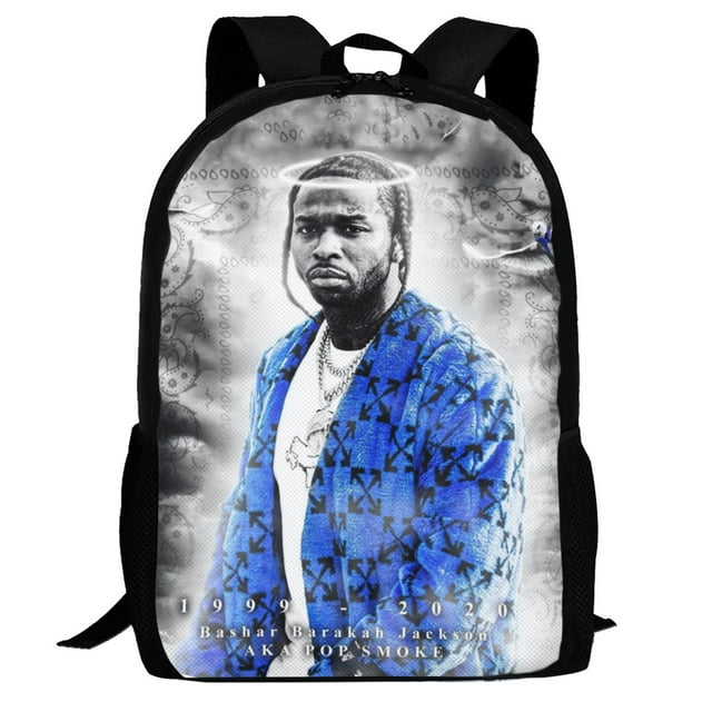 Pop Smoke Backpack,3d Print Laptop Backpack Lightweight Casual Daypack ...