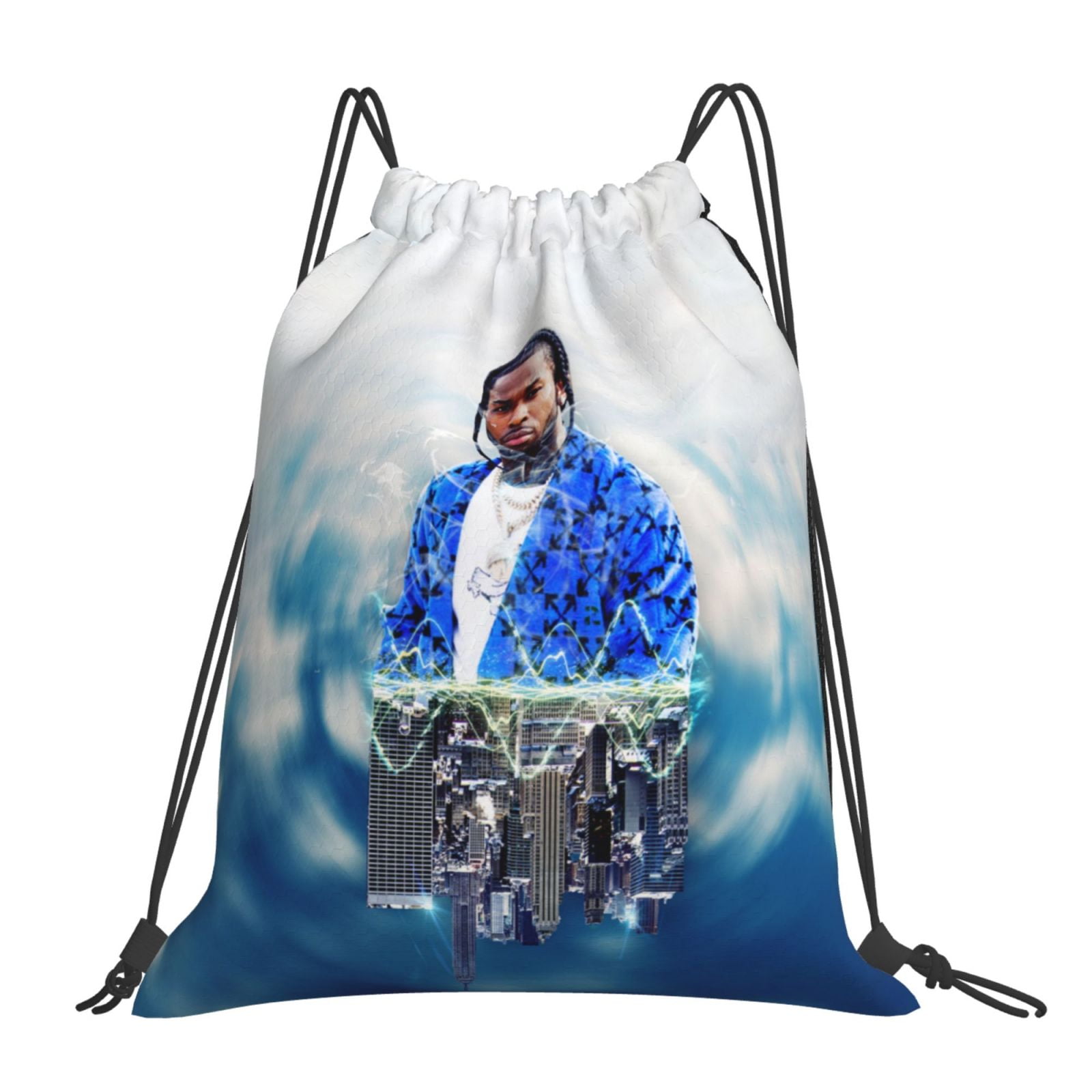 Pop Smoke Drawstring Backpack Sport Gym Bag For Yoga Swimming Gymsack ...