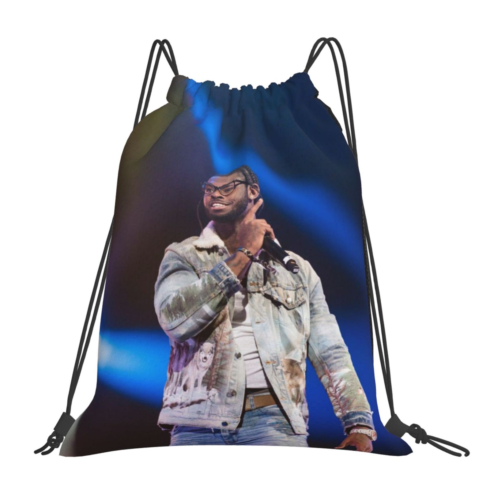 Pop Smoke Drawstring Backpack Sport Gym Bag For Yoga Swimming Gymsack ...