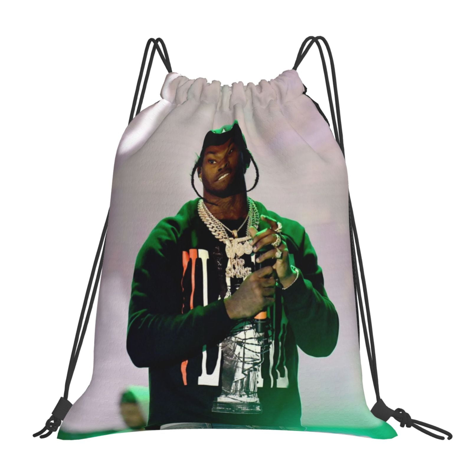 Pop Smoke Drawstring Backpack Sport Gym Bag For Yoga Swimming Gymsack ...