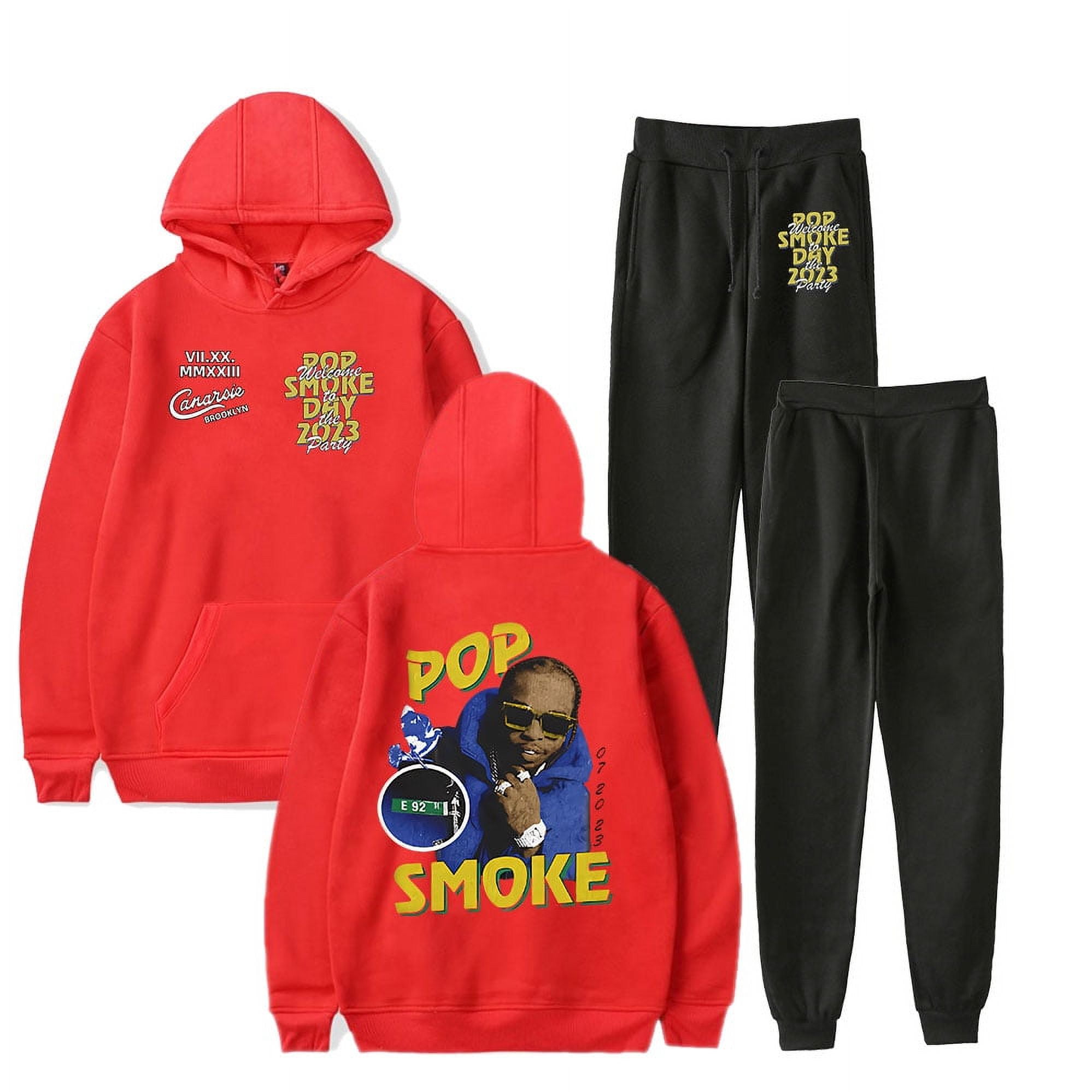 Pop Smoke WELCOME TO THE PARTY Merch Men/Women Fall Suit Hoodies ...