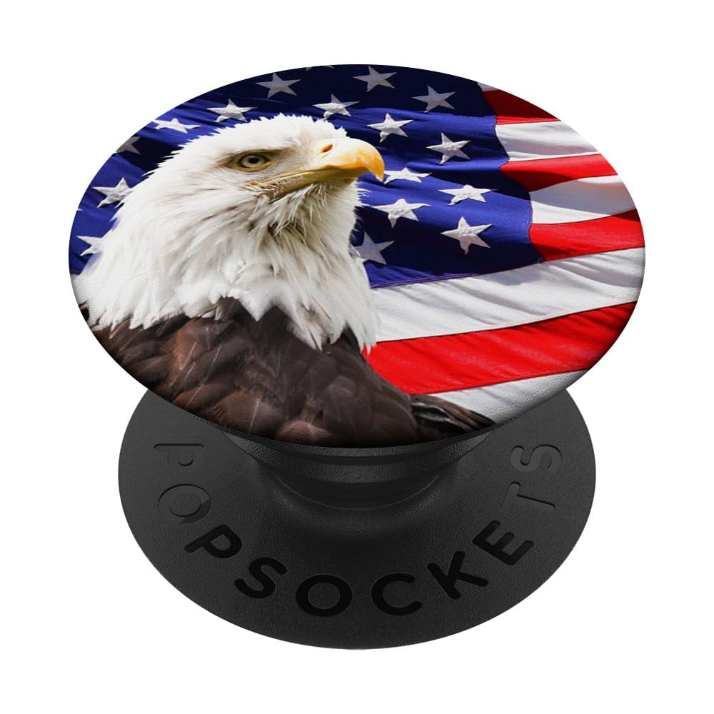 Pop Socket American Flag With Eagle Phone Grip PopSockets PopGrip ...