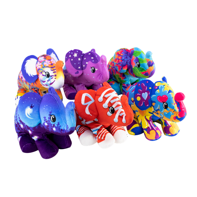 Pop Soft Plushie Mighty 6in Elephant Bean-Filled Plush. Collectible for ...