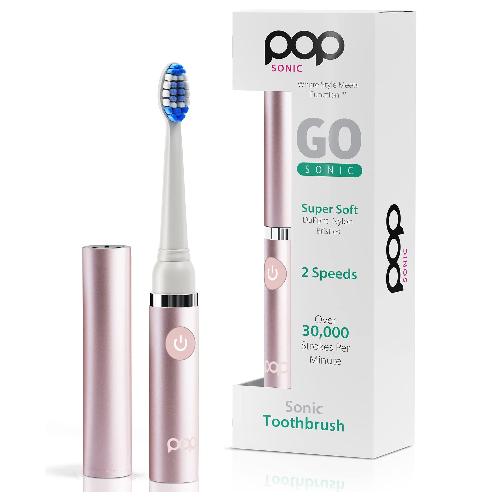 Pop Sonic Electric Toothbrush SSF20 (Metallic Rose) - Travel ...