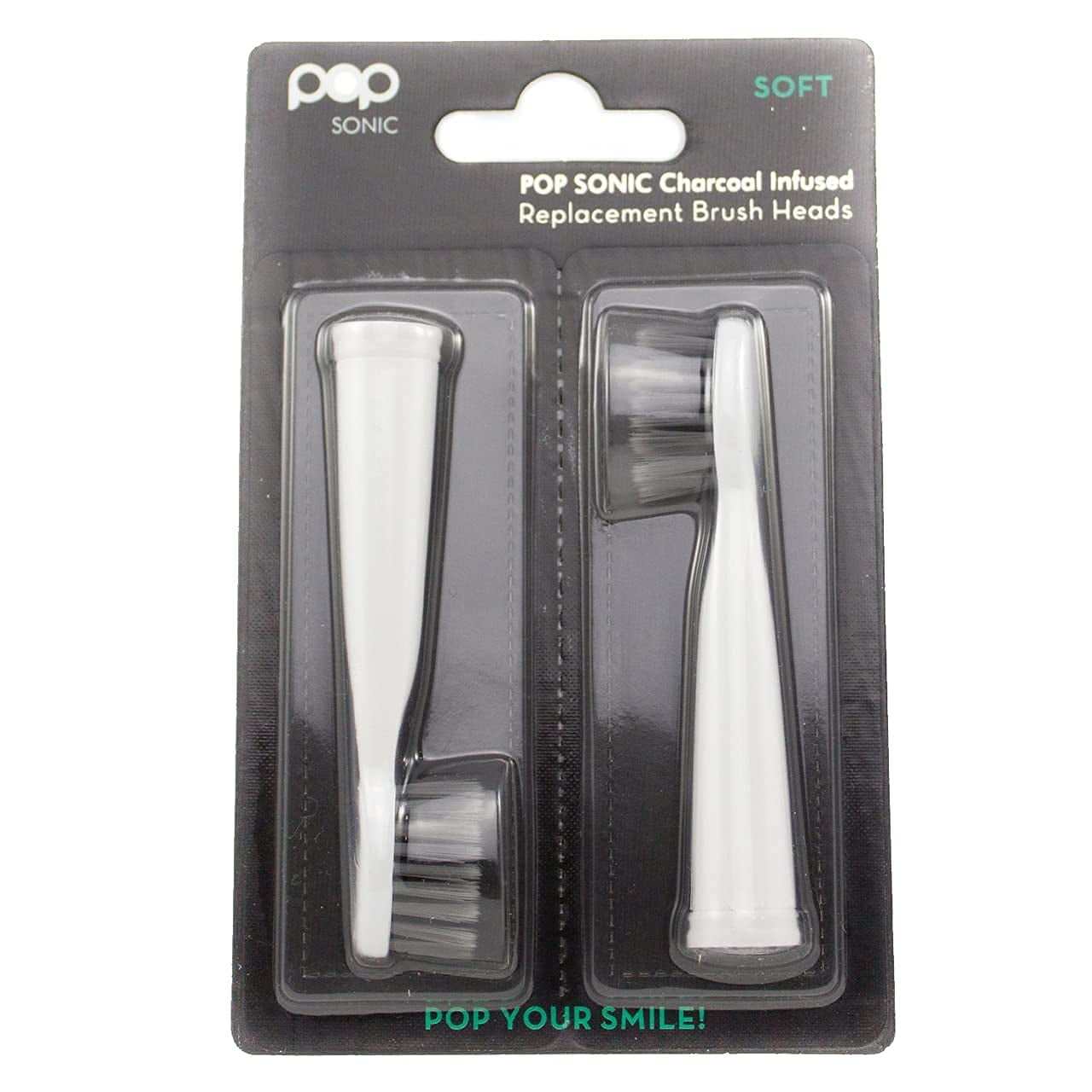 Pop Sonic Replacement Toothbrush RRF12 Heads (Pack of 2) - Toothbrush ...