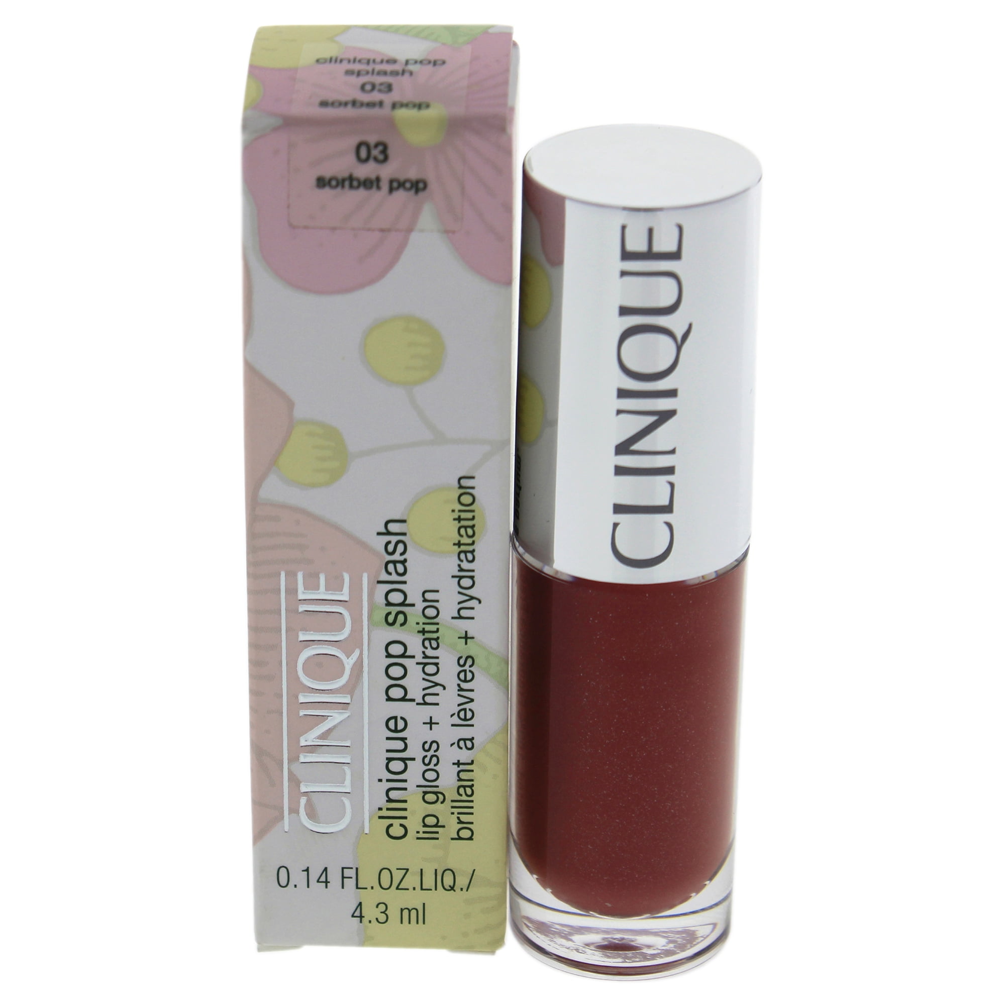 Pop Splash - 03 Sorbet Pop by Clinique for Women - 0.14 oz Lip Gloss ...