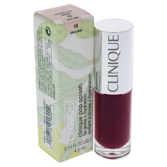 Pop Splash - 19 Vino Pop by Clinique for Women - 0.14 oz Lip Gloss ...