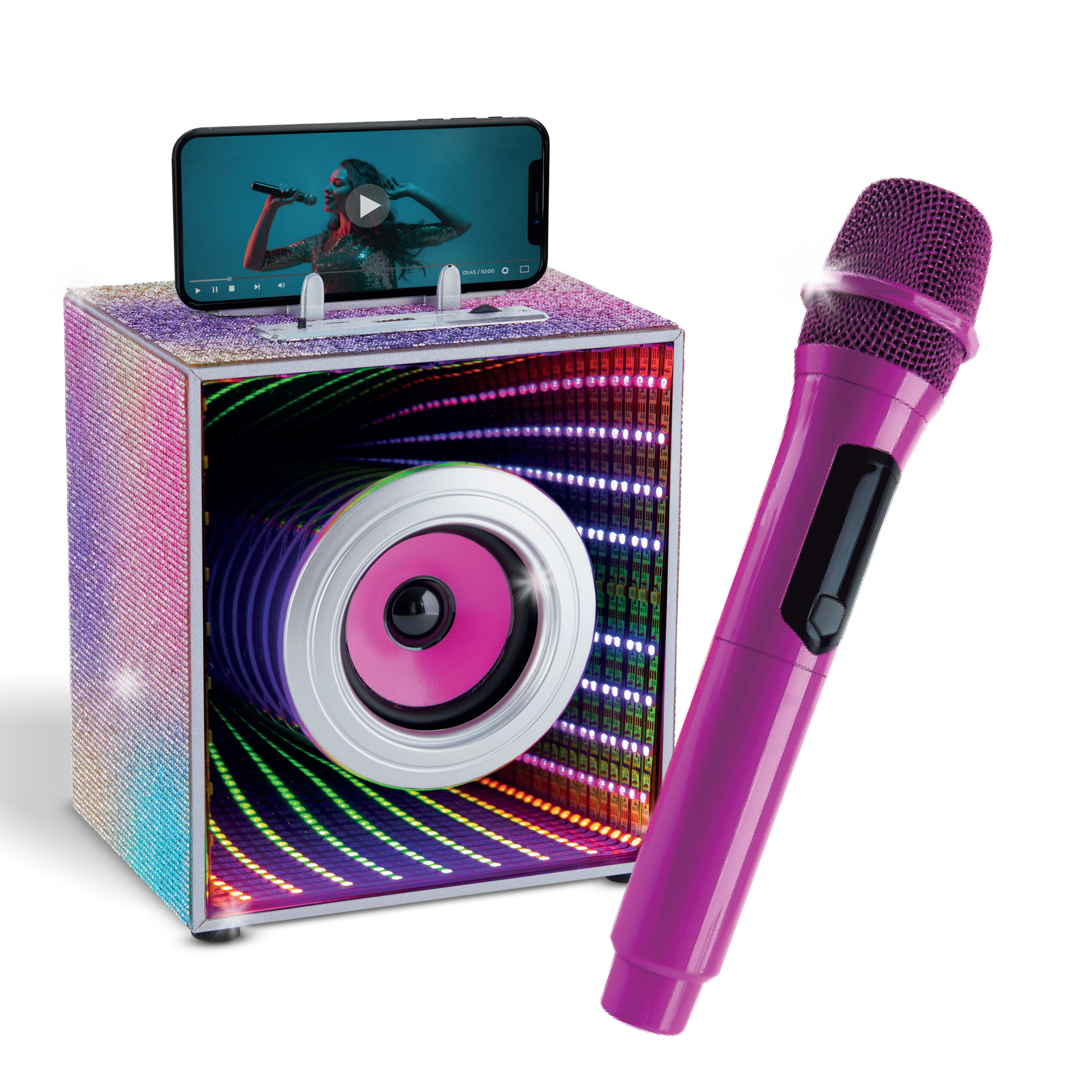 Pop Star Infinity Karaoke Speaker & Microphone (IKPOP) - Walmart.com