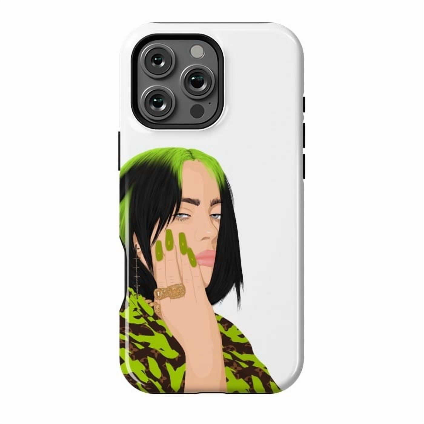 Pop Star Singer Portrait Phone Case for iPhone 11 12 13 14 15 16 Pro ...