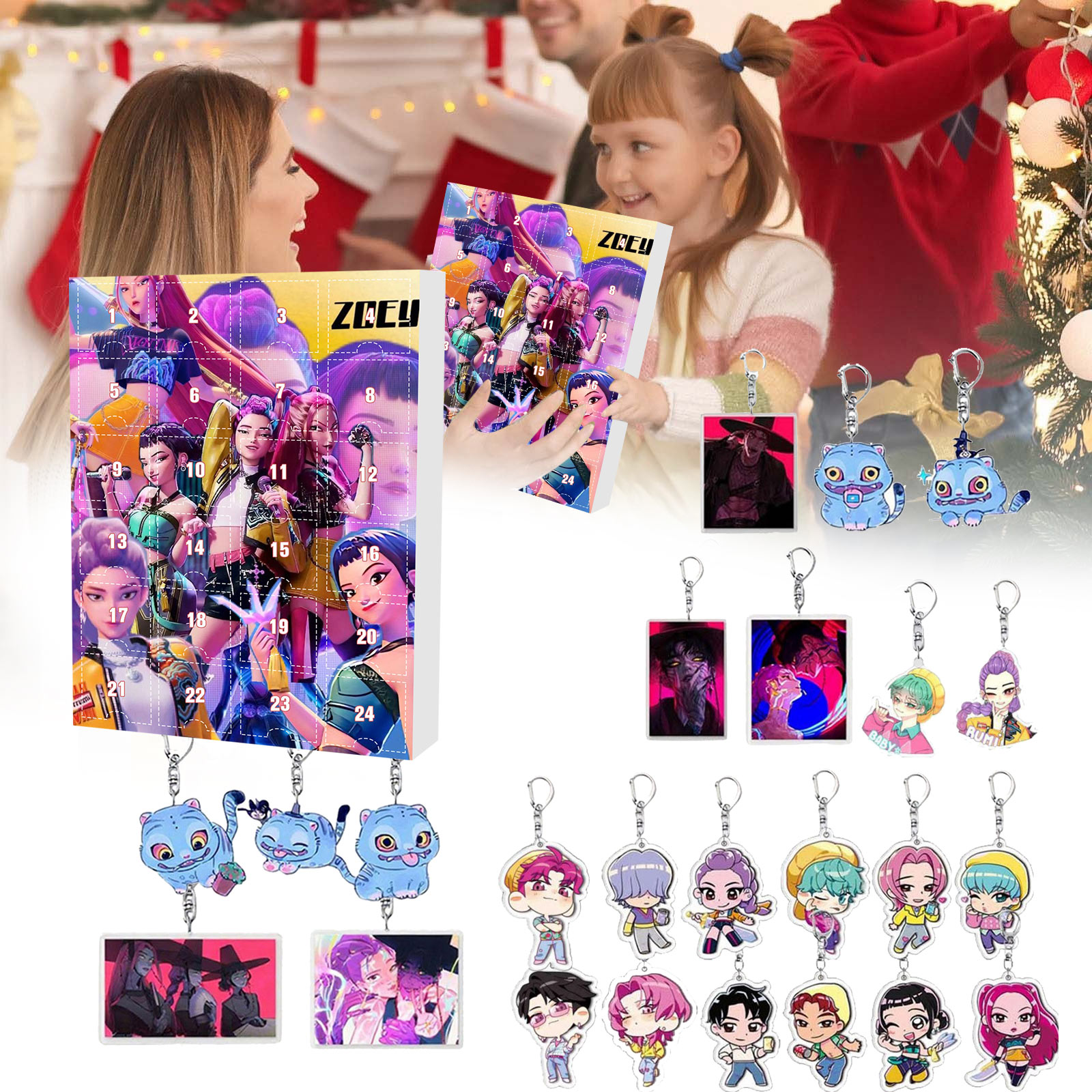 Pop Star Singers 24 Days of Xmas Surprises,with 24 Collectible for Kids ...