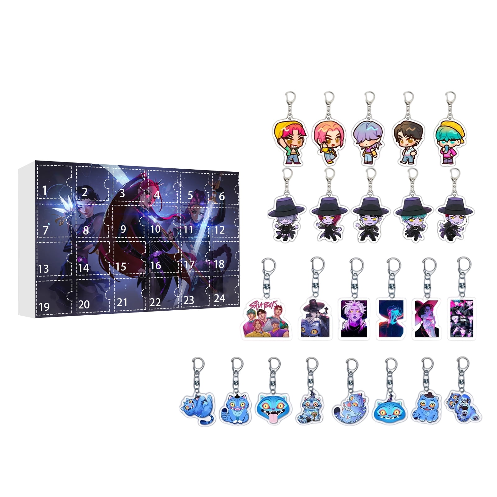 Pop Stars Demon-Hunter 2D Stereoscopic Aircraft Box 24Pc Blind Box ...